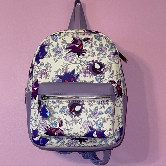 Pokemon | Bags | Pokemon Ghost Gengar Gastly Haunter Floral Goth Gothic ...